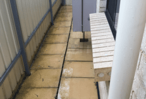 Slab Edge Dampness